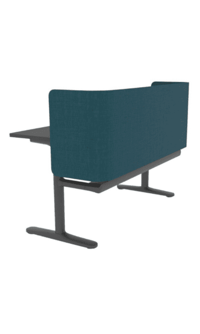 Precinct Office Desk Divider | Frameless Privacy Screens