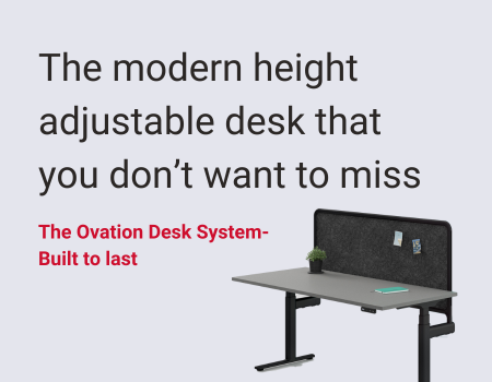 The Revolutionary Ovation Desk System. - CEMAC INTERIORS