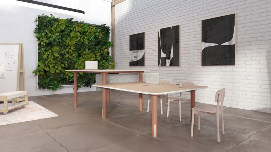 Silo Office Table System - CEMAC INTERIORS